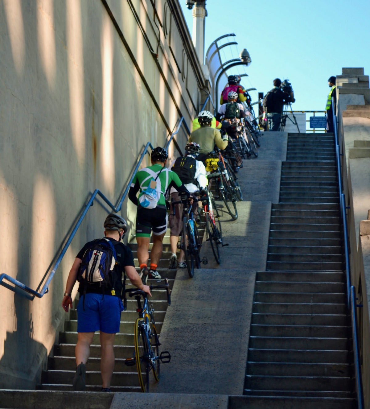 Sydney Harbour Bridge steps | Our Campaigns | Bicycle Network