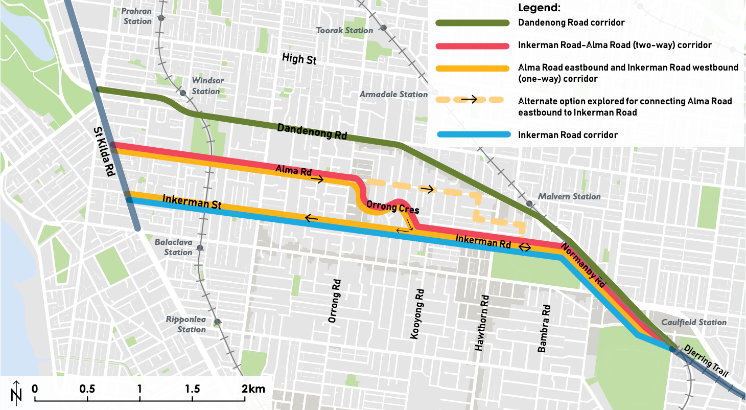 Inkerman Street route wins recommendation | Newsroom | Bicycle Network