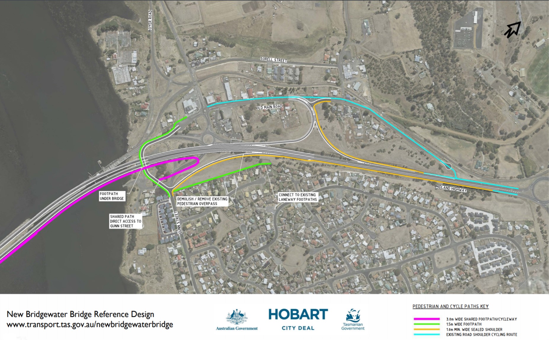 Bridgewater bridge design out for comment | Bicycle Network