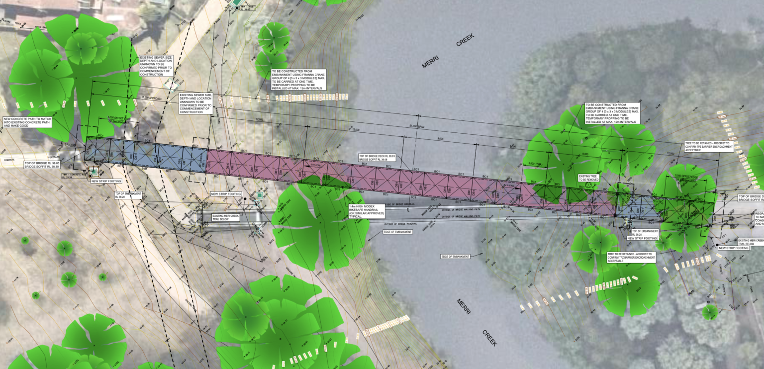 New bridge for Merri Creek gets rolling | Newsroom | Bicycle Network