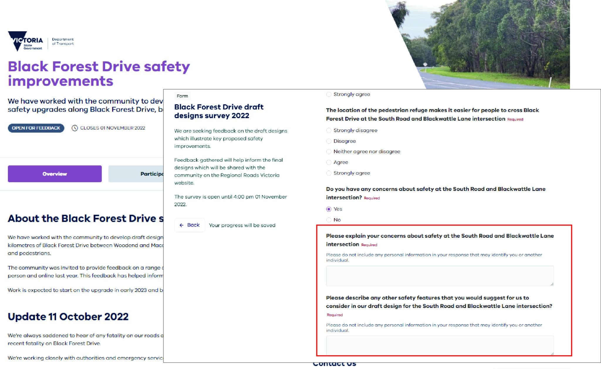 A safer Black Forest Drive needs to start now | Bicycle Network