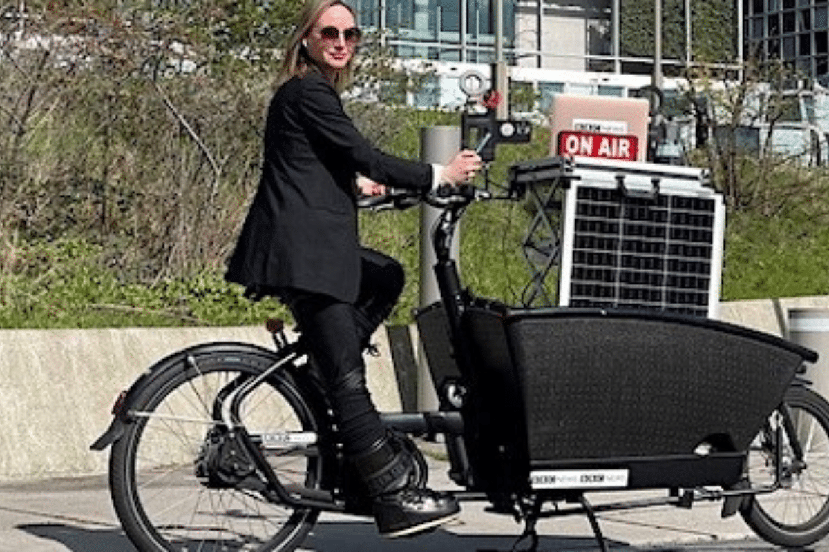 BBC’s bike makes live cross | Bicycle Network