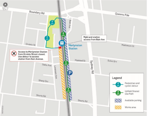Disruption at Merlynston Station | Bicycle Network