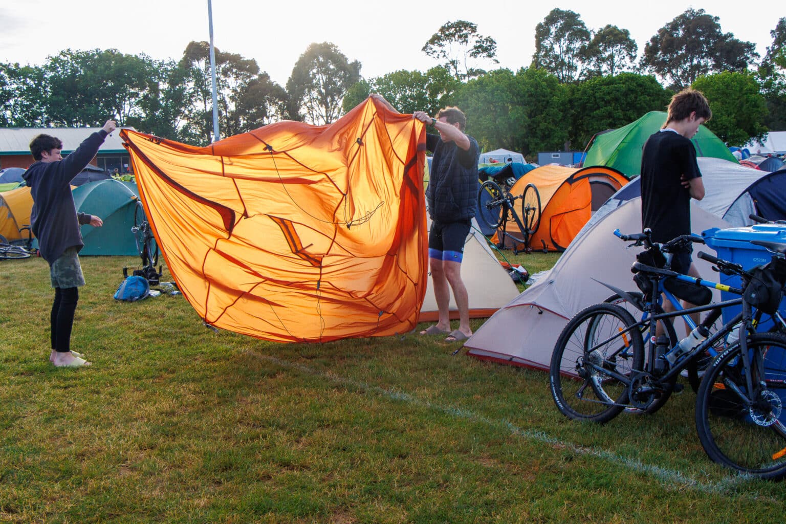 How the wettest of Great Vic Bike Rides made it to the finish line ...