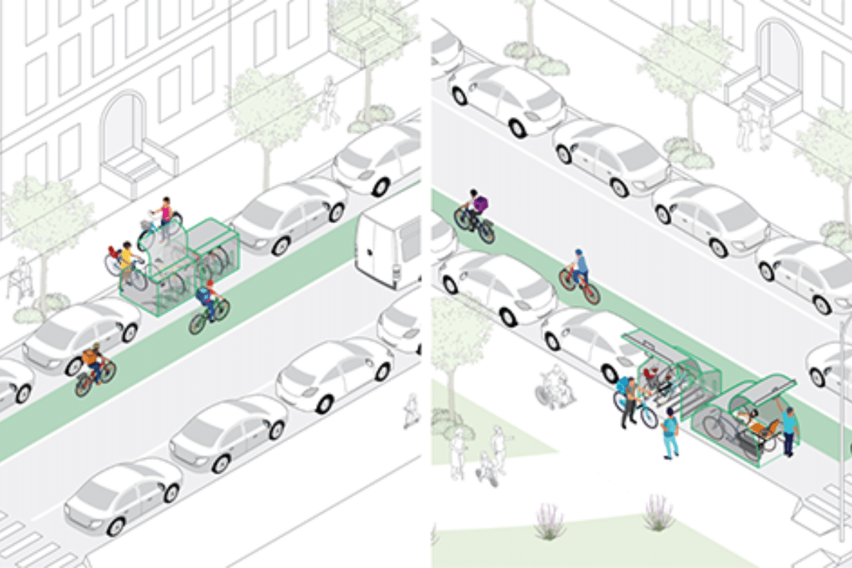 New York plans 500 secure bike parking units across the city | Bicycle ...