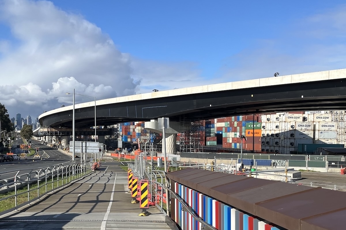 More night closures of Footscray Road trail | Bicycle Network