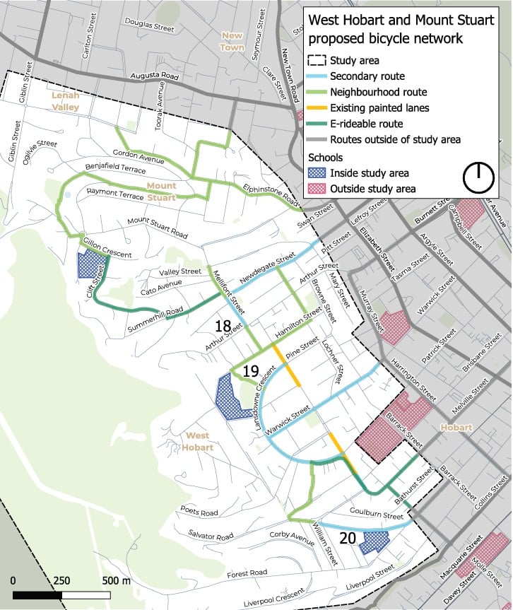 West Hobart access on the drawing board | Bicycle Network