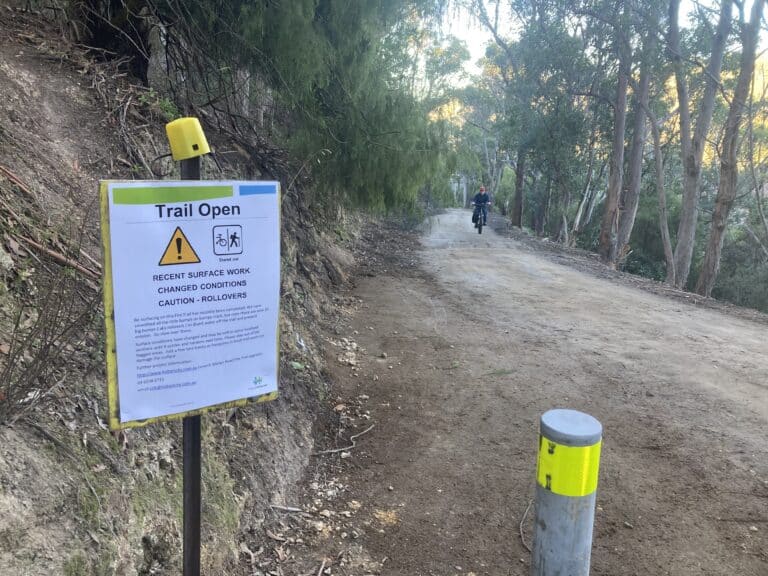 Surface topped up on key Hobart trails | Bicycle Network